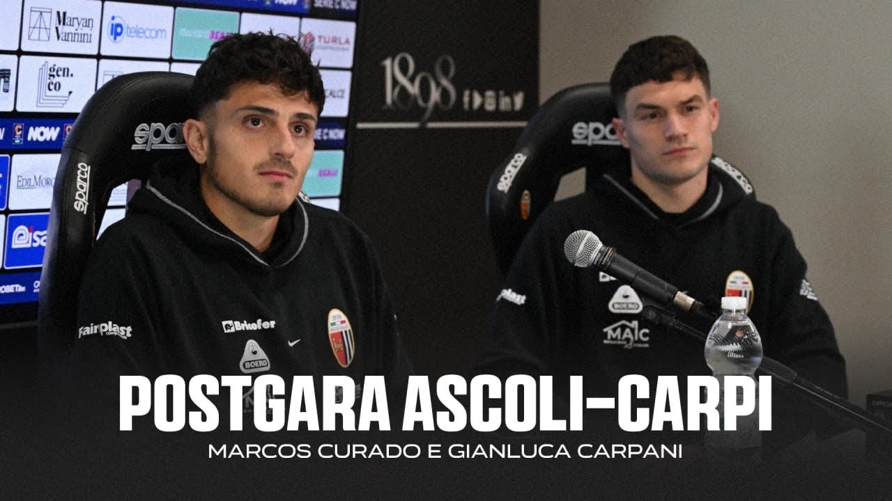 Marcos Curado e Gianluca Carpani | Postgara Ascoli-Carpi | Ascoli ...