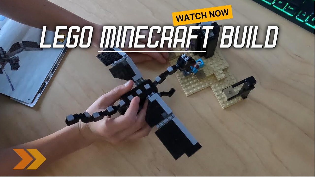 LEGO Minecraft “The End Battle” Build - YouTube