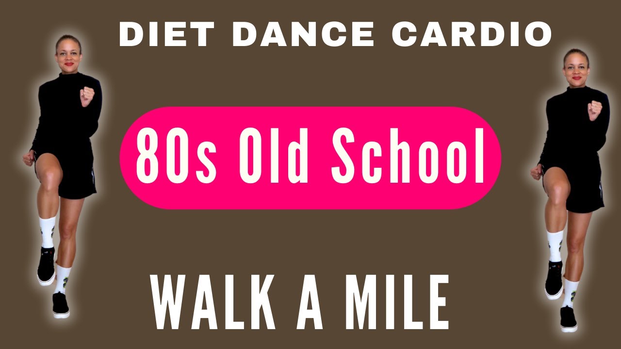 Burn Fat Walking Workout 👍 20 minute🎶 80s Disco 🎶 KNEE FRIENDLY NO ...
