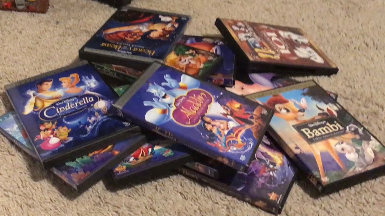My Disney Platinum Edition Movie DVDs Collection - YouTube