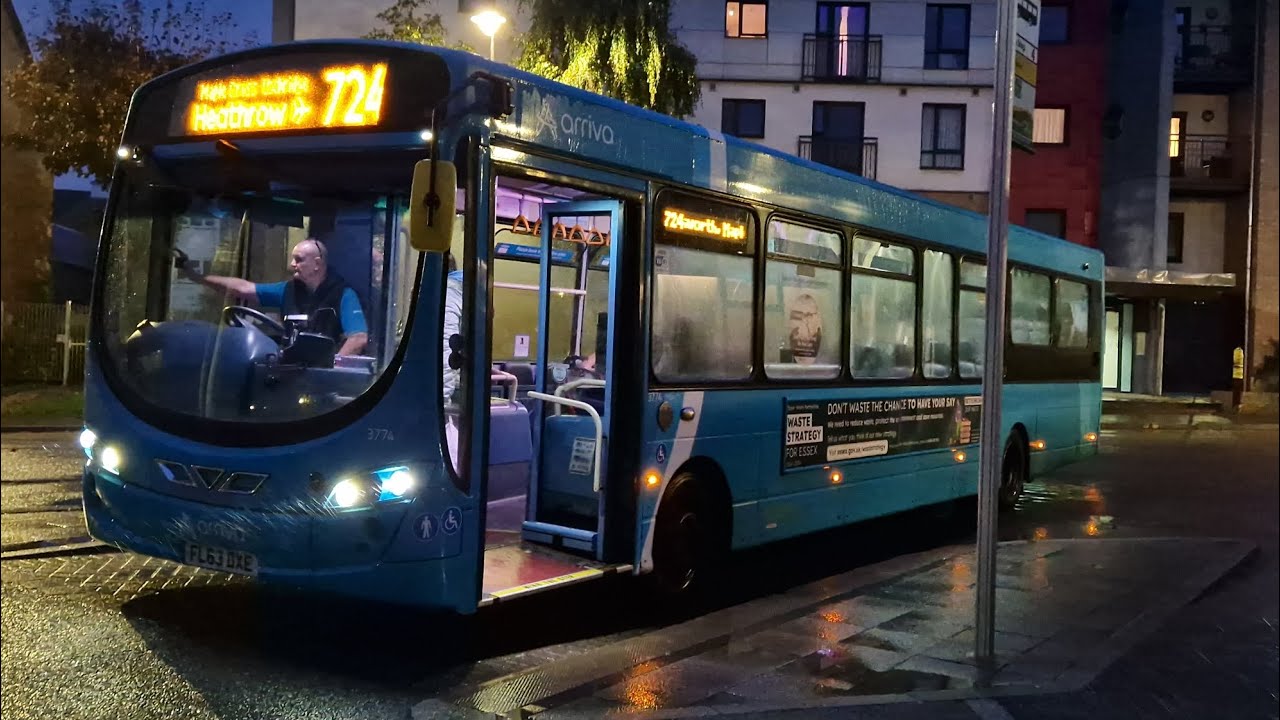 *Non-TFL November Episode 16* Arriva Herts & Essex 3774 FL63DXE Bus ...