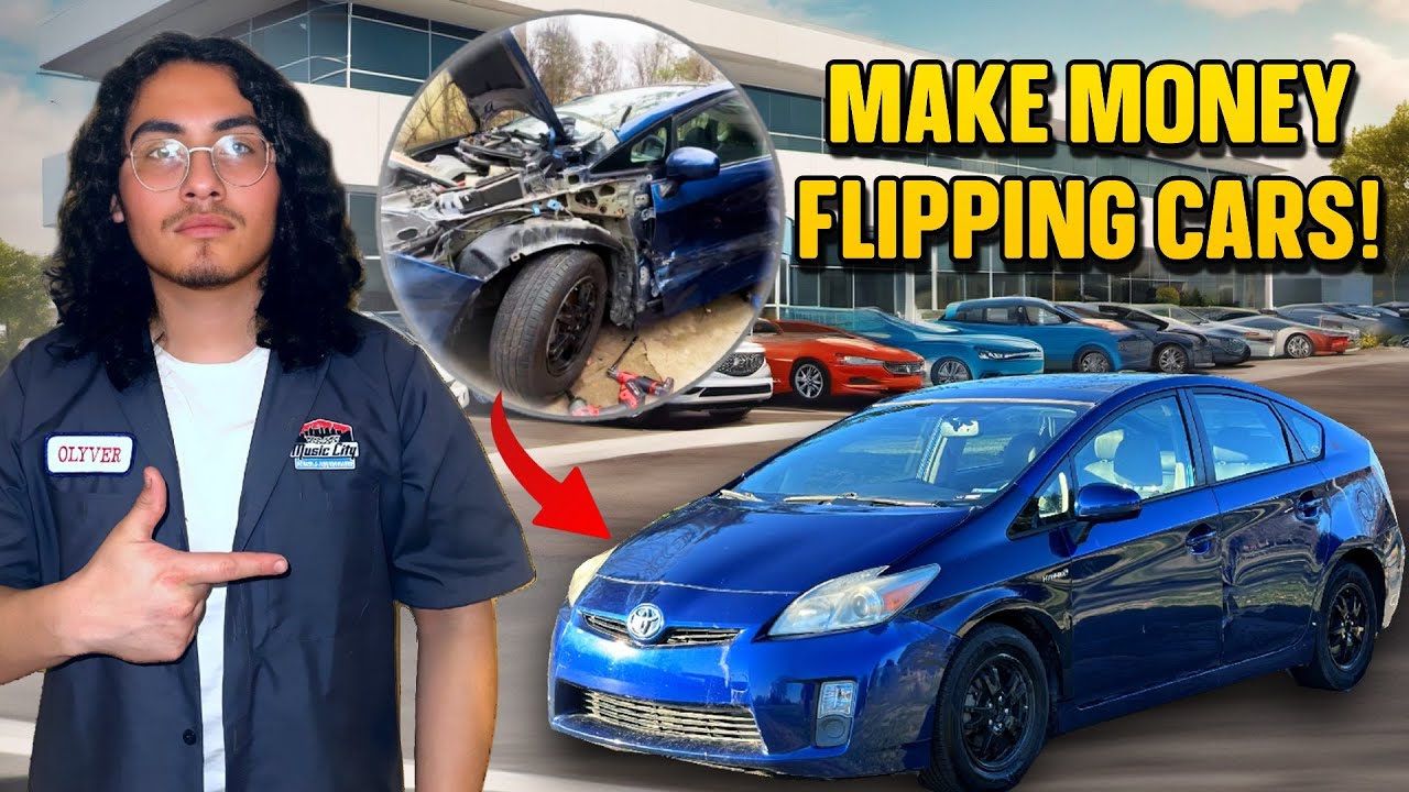 How to Rebuild and Flip Crashed Cars for Big Profits! | Transforming ...