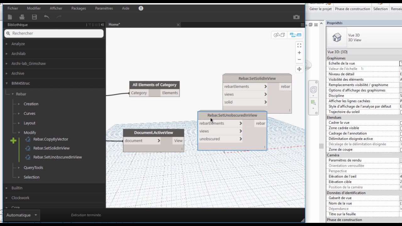 Dynamo Player for Revit : Exemple Béton Armé - YouTube