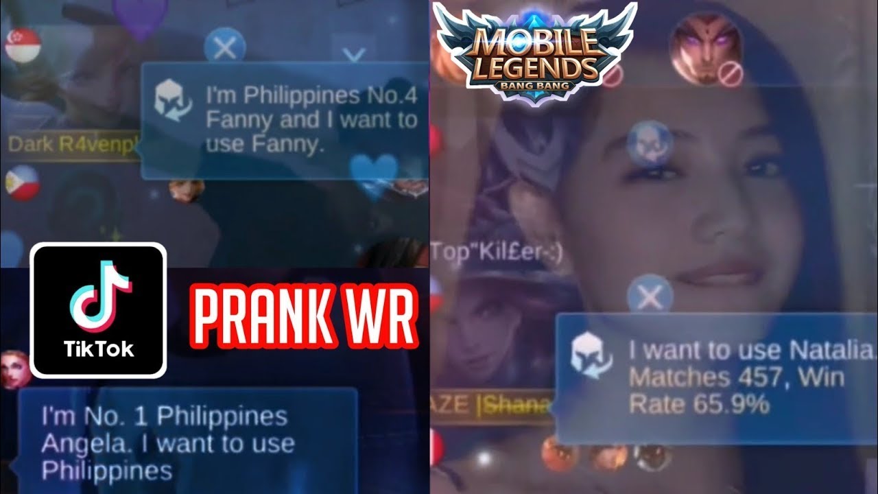 FAKE WINRATE PRANK | ML PARSHA TIKTOK MEMES I MOBILE LEGENDS TIKTOK ...