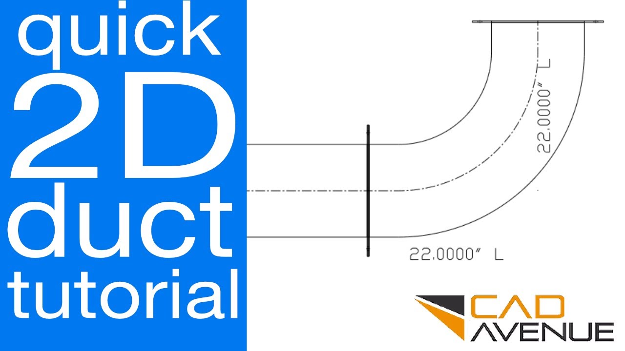 HVAC Training, Quick 2D CAD Tutorial - YouTube