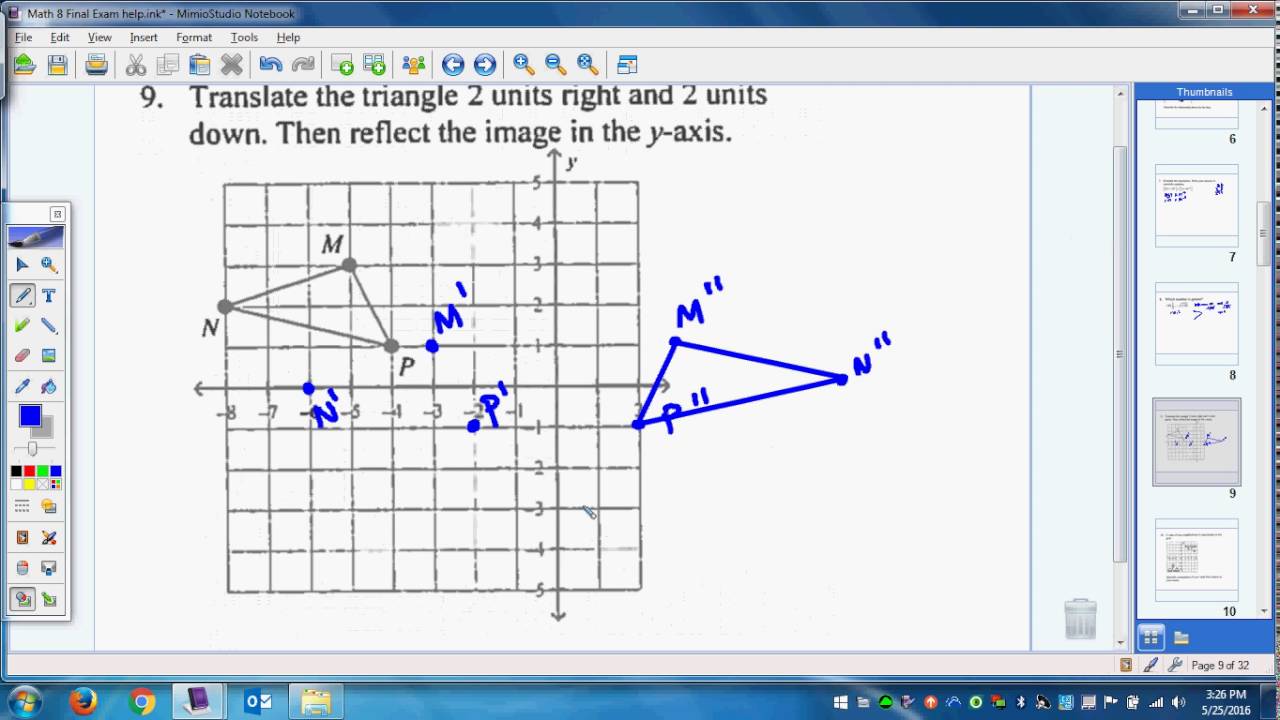 Math 8 Final Exam help - YouTube