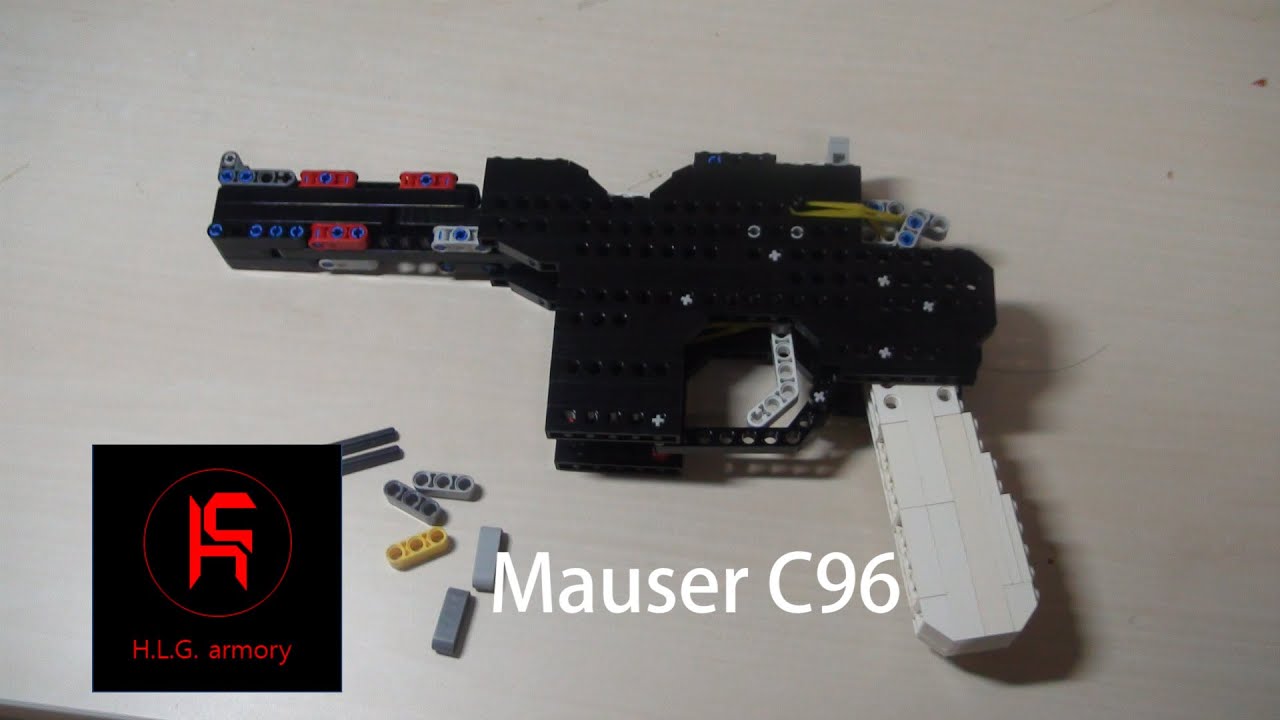 레고 총 - 마우저 C96 / Lego Mauser C96 - YouTube