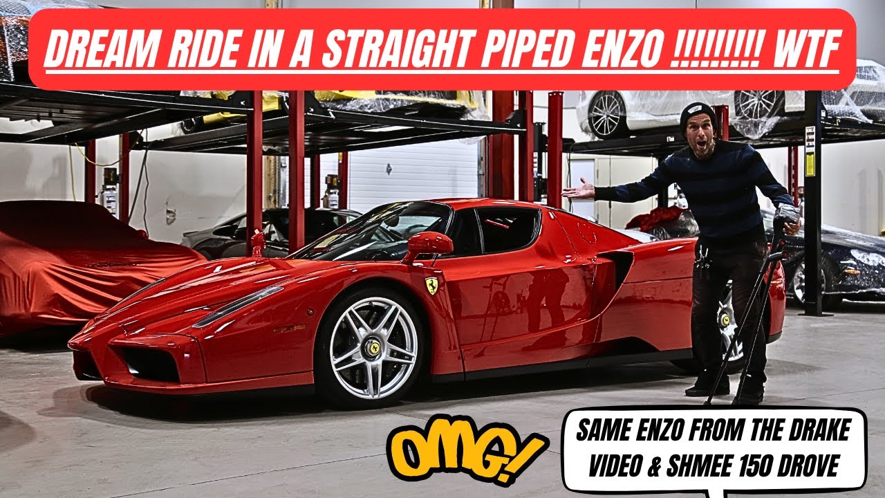 DREAM COME TRUE: RIDING IN A FULLY STRAIGHT PIPED FERRARI ENZO THAT WAS ...
