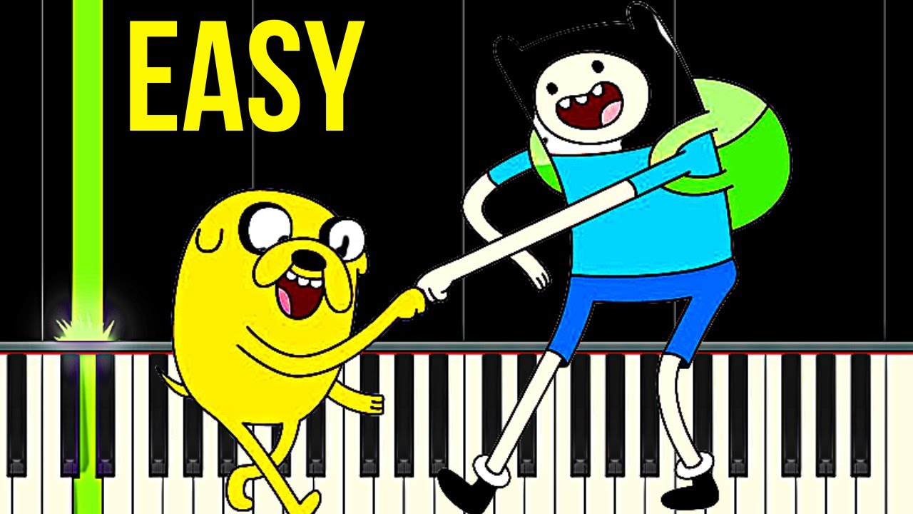 Adventure time Easy Piano Tutorial For Beginners - Learn to play Piano ...
