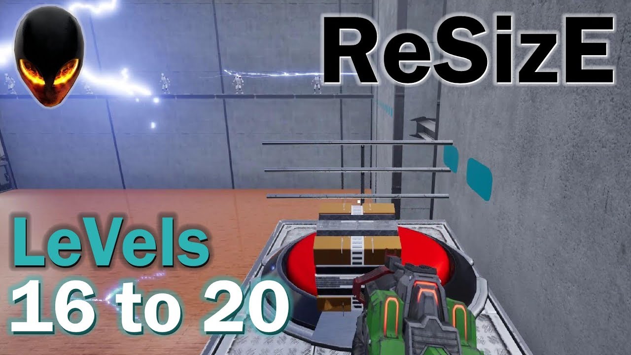 ReSizE Level 16 17 18 19 20 (Puzzle Game) - YouTube