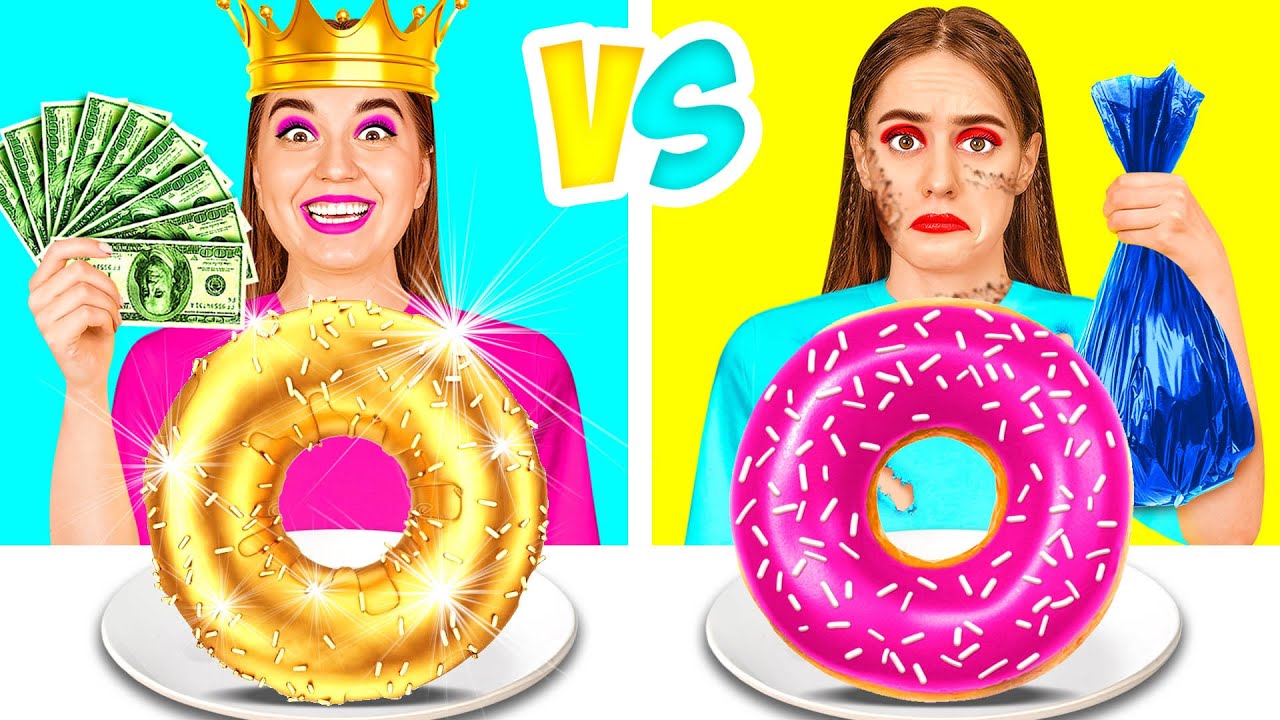 丰富与破碎的食物巧克力挑战 DaRaDa Challenge - YouTube