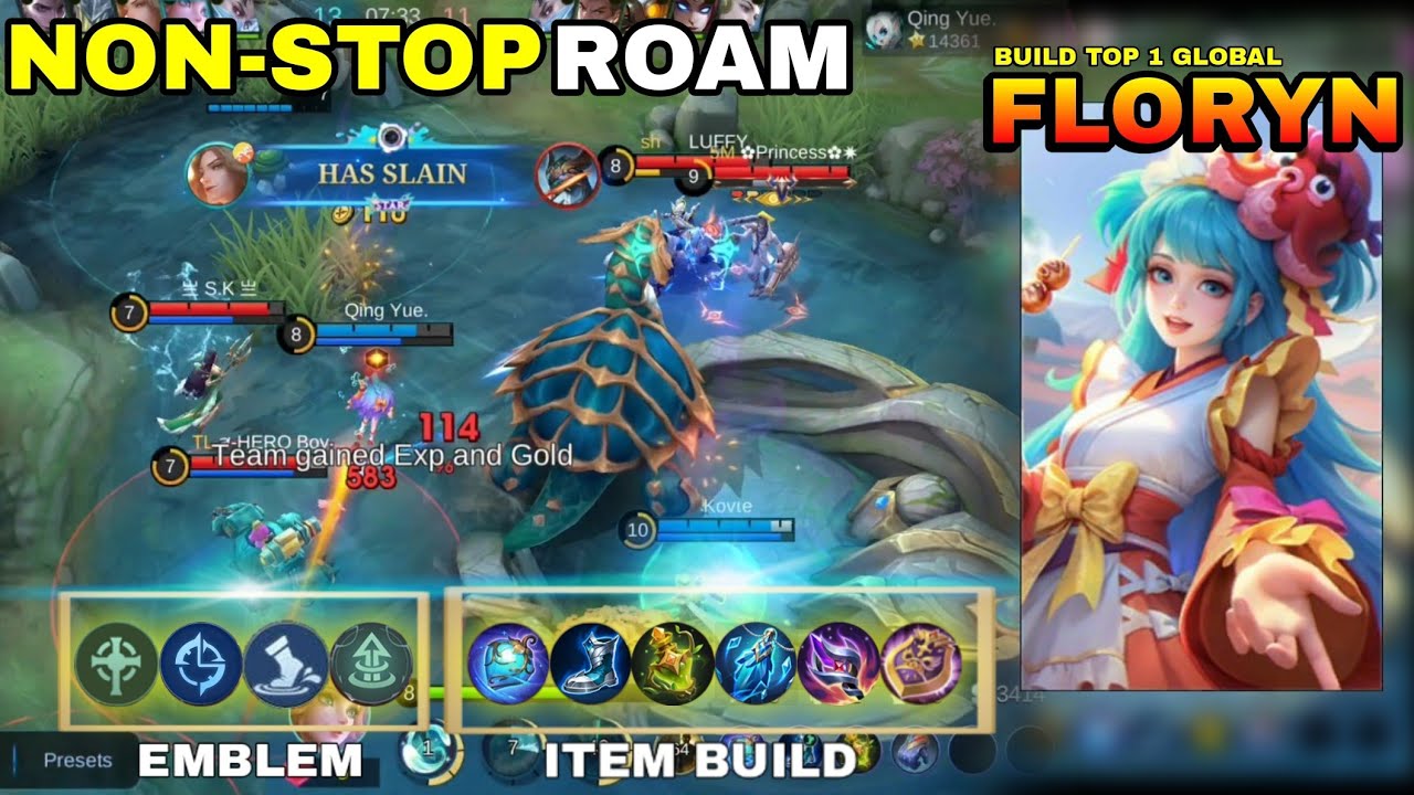 HEALING FOR ALL - FLORYN GAMEPLAY ~ MLBB - MOBILE LEGENDS - YouTube