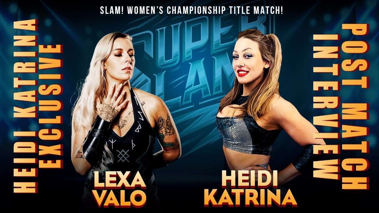 HEIDI KATRINA, Exclusive Post Match Interview LIVE - SLAM Wresting Finland (SUPERSLAM) - YouTube