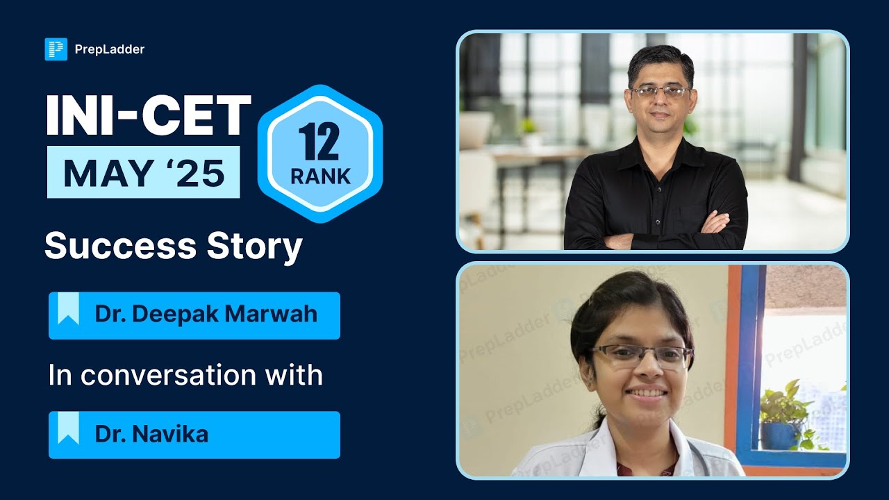 Rank 12, INI-CET May '25, Dr. Navika shares her success story with Dr ...