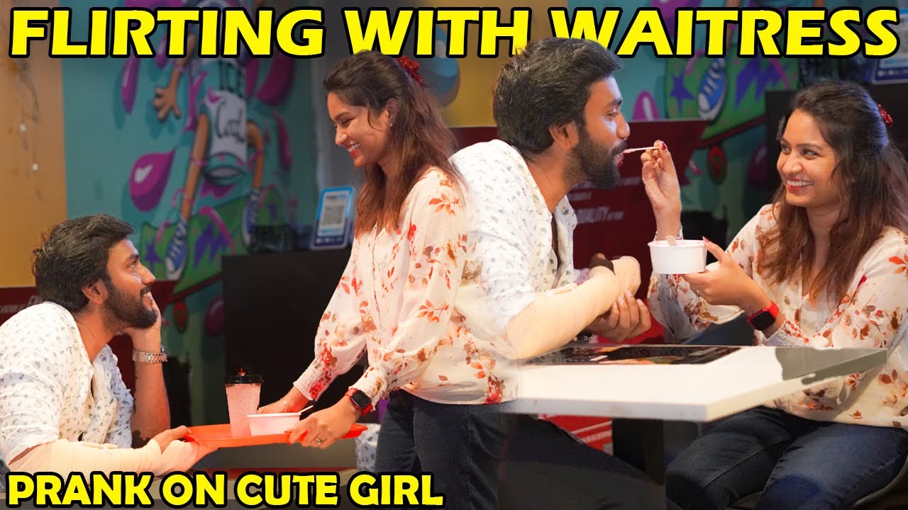 Flirting With Cute Waitress Prank 👩😍 ️ | Kovai Kusumbu | Kovai 360 ...