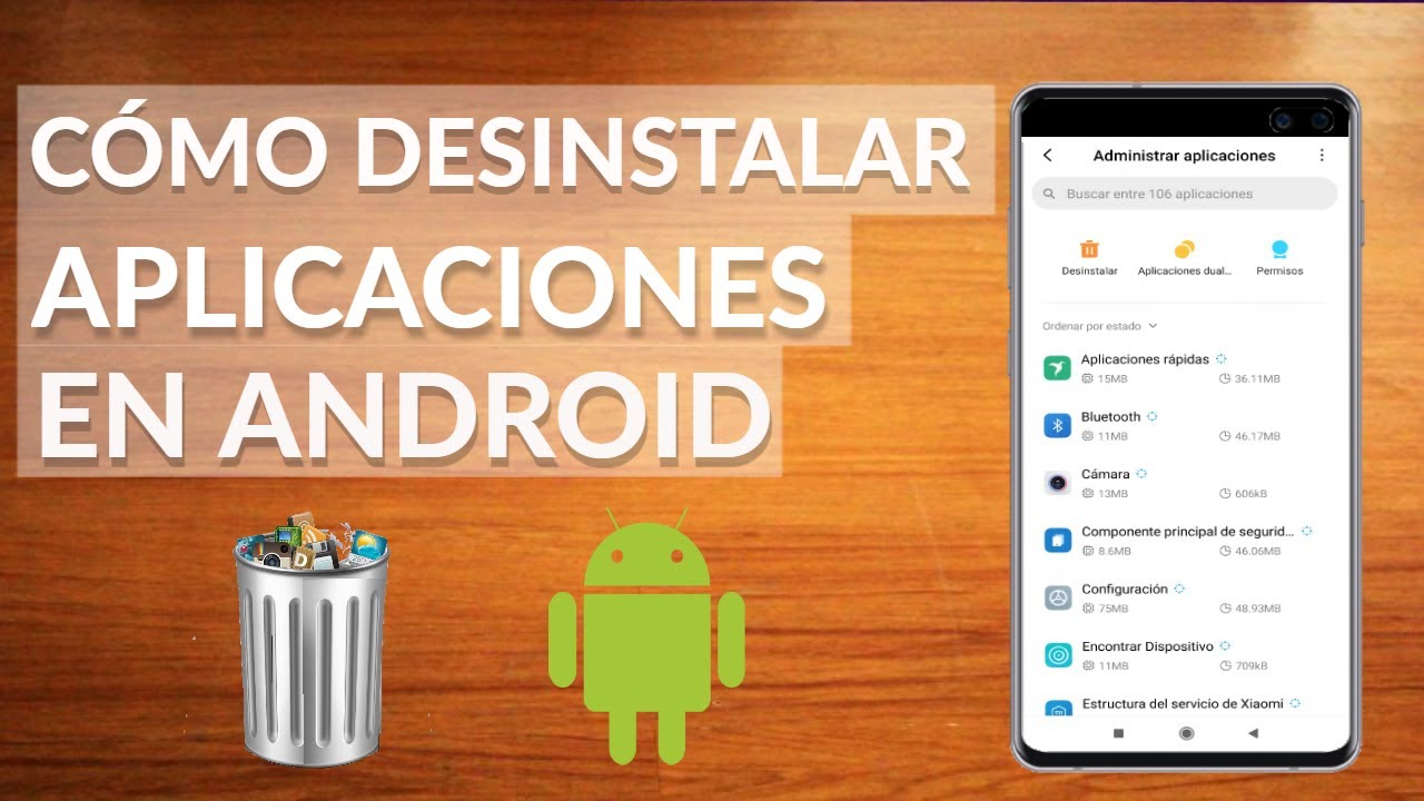 Cómo DESINSTALAR Aplicaciones en Android - Borrar Aplicaciones ...