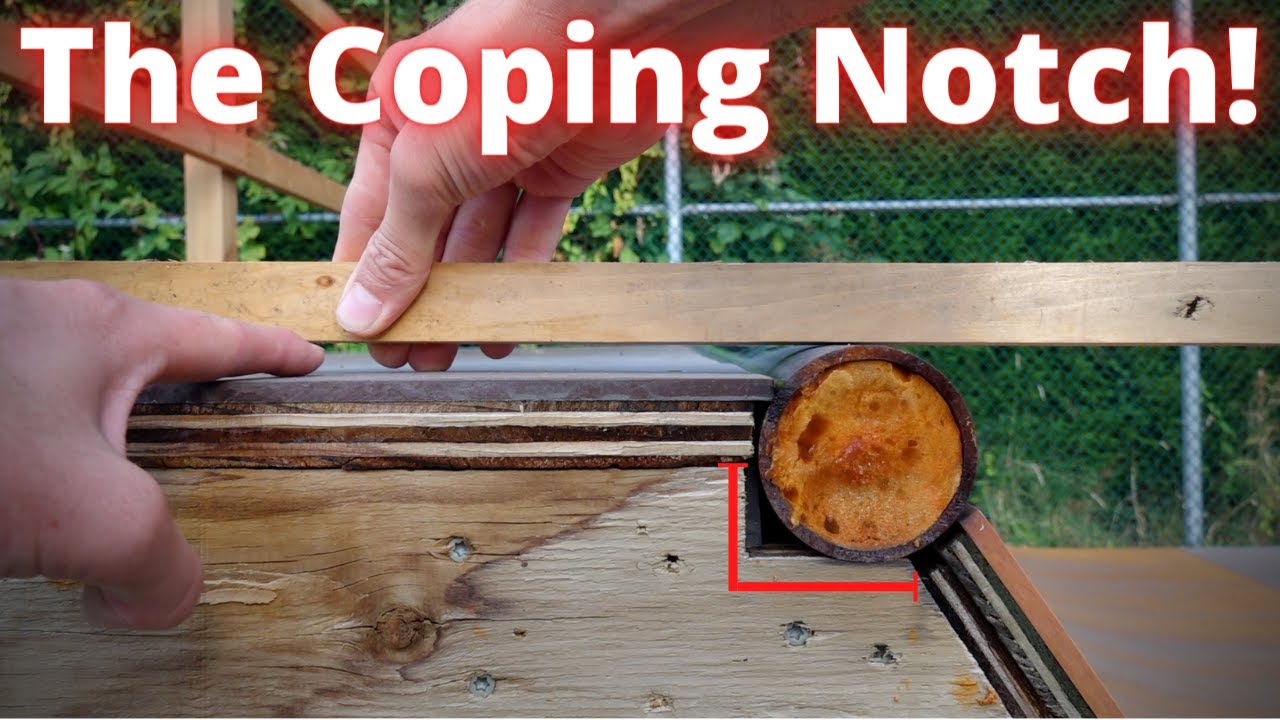 Building a Mini-Ramp (Part 3) The Coping Notch! - YouTube