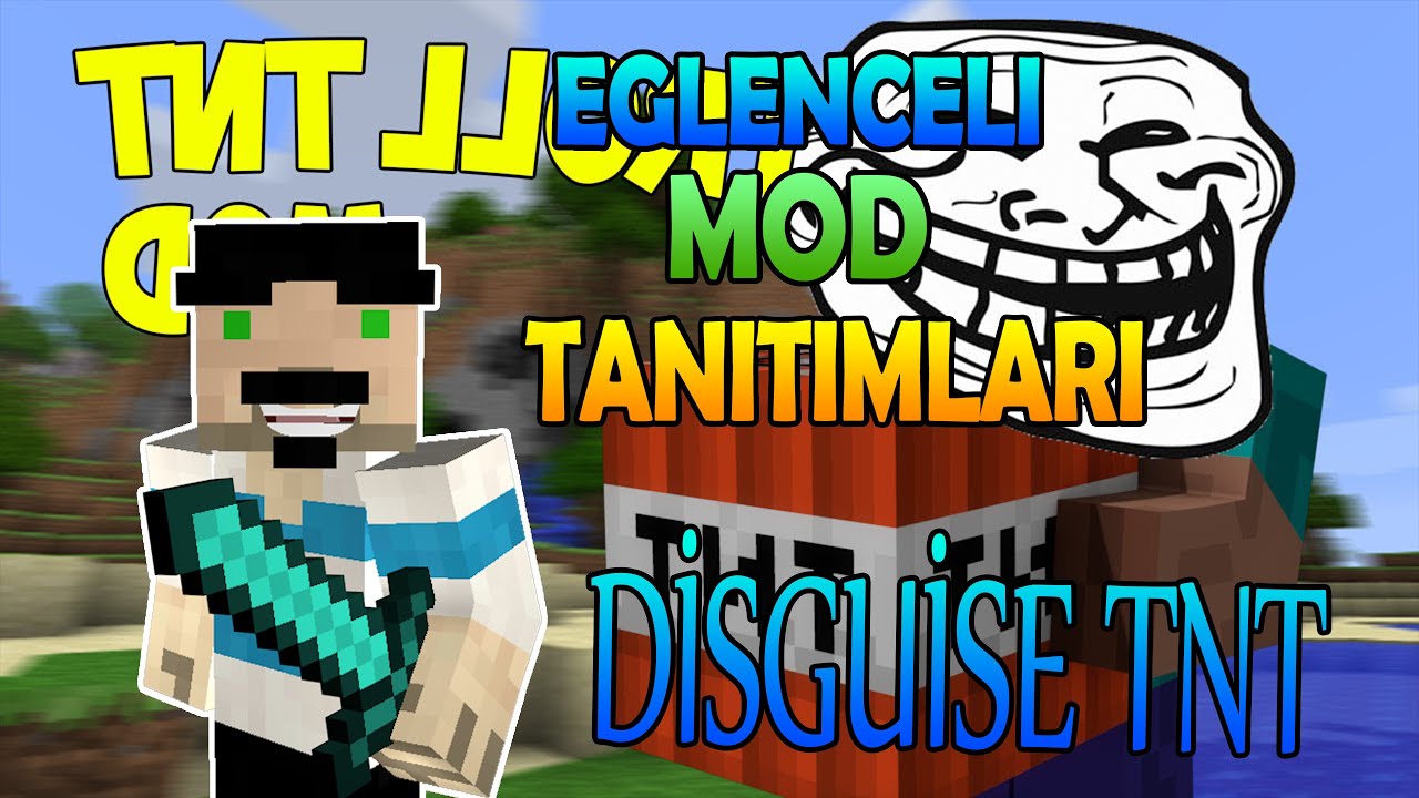 Minecraft : Eğlenceli Mod Tanıtımı : Disguise TNT - Patlayan Madenler ...