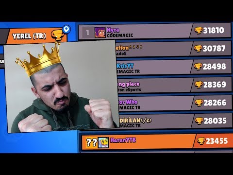 TÜRKİYE SIRALAMASINA GİRDİM! - Brawl Stars
