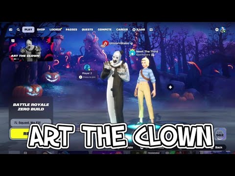 ART THE CLOWN: TERRIFIER IN FORTNITE!! - YouTube