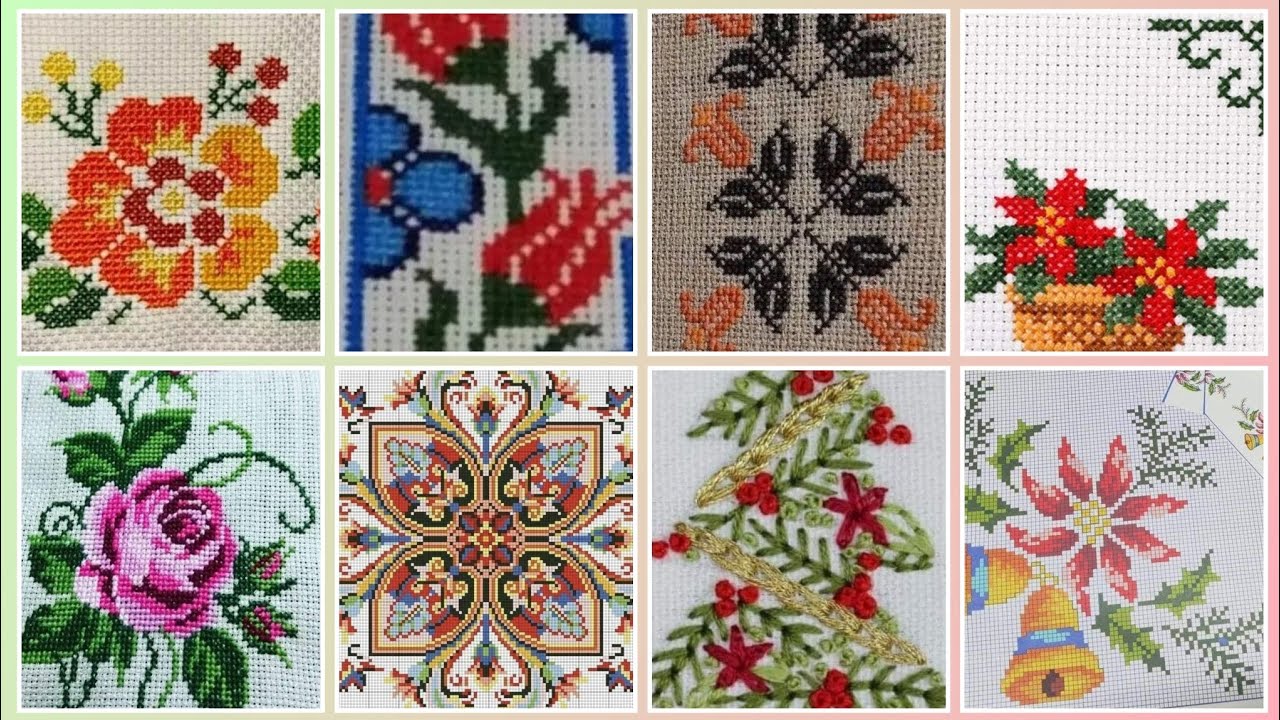 Very Beautiful & Stunning Cross stitch patterns ideas - YouTube