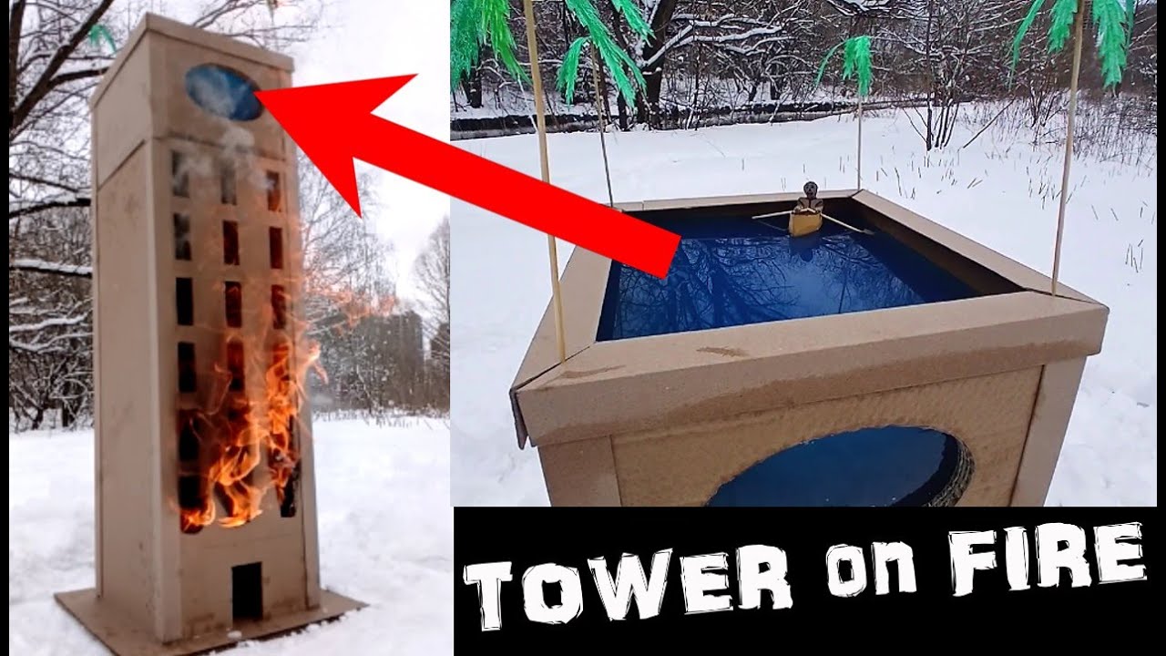 The Towering Inferno. Cardboard version - YouTube