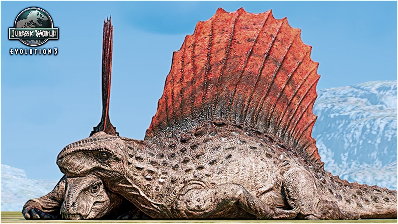 Dimetrodon All Features & Interactions in Jurassic World Evolution 3 ...
