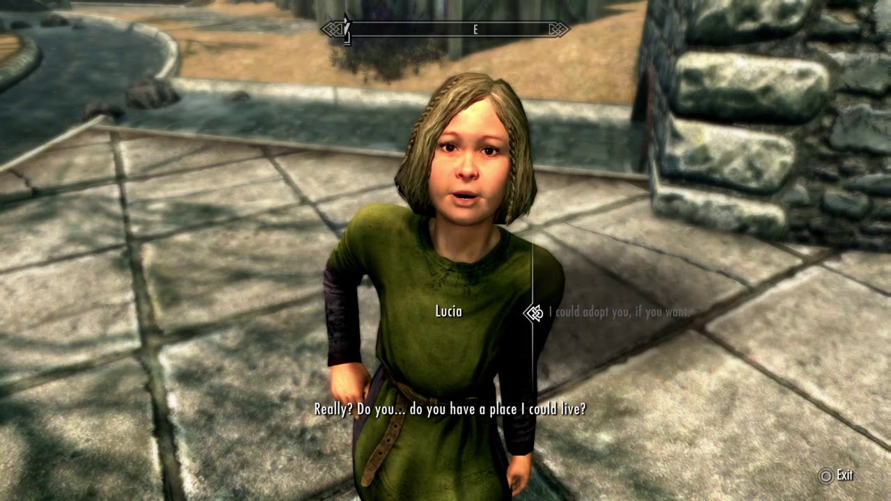 [Skyrim] Always chose Lucia - YouTube