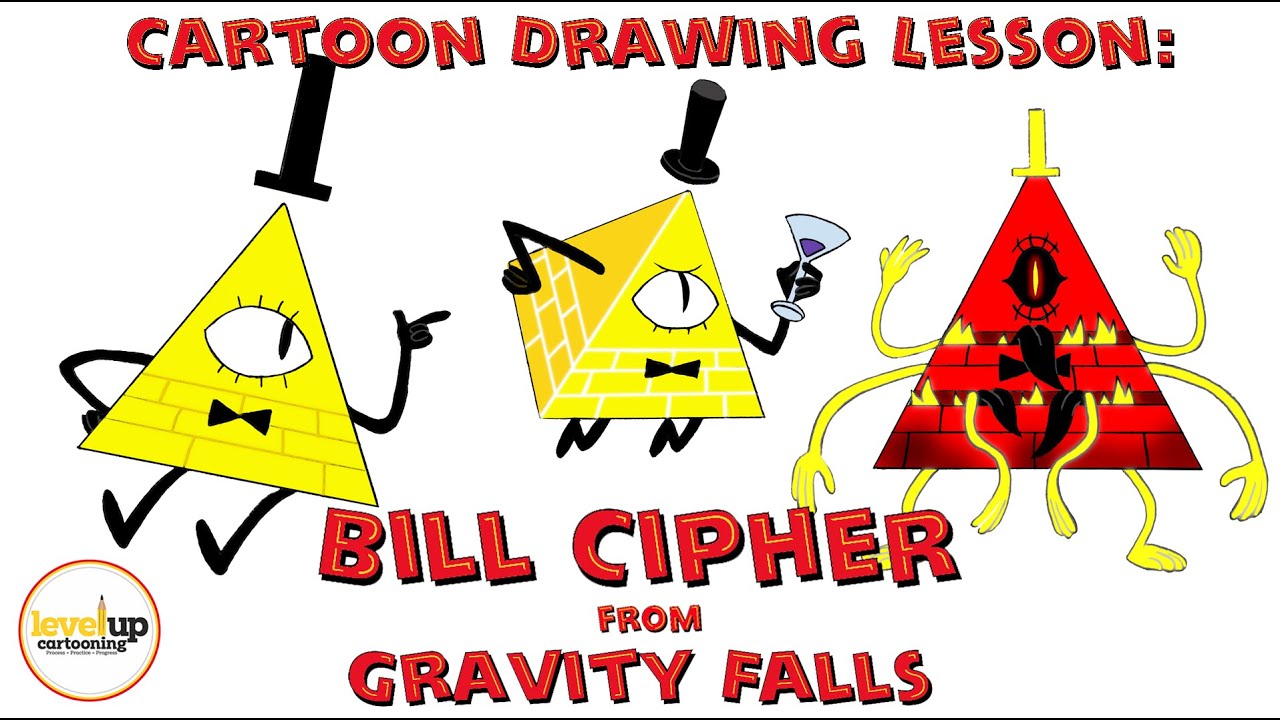 Cartoon Drawing Lesson | Bill Cipher - YouTube