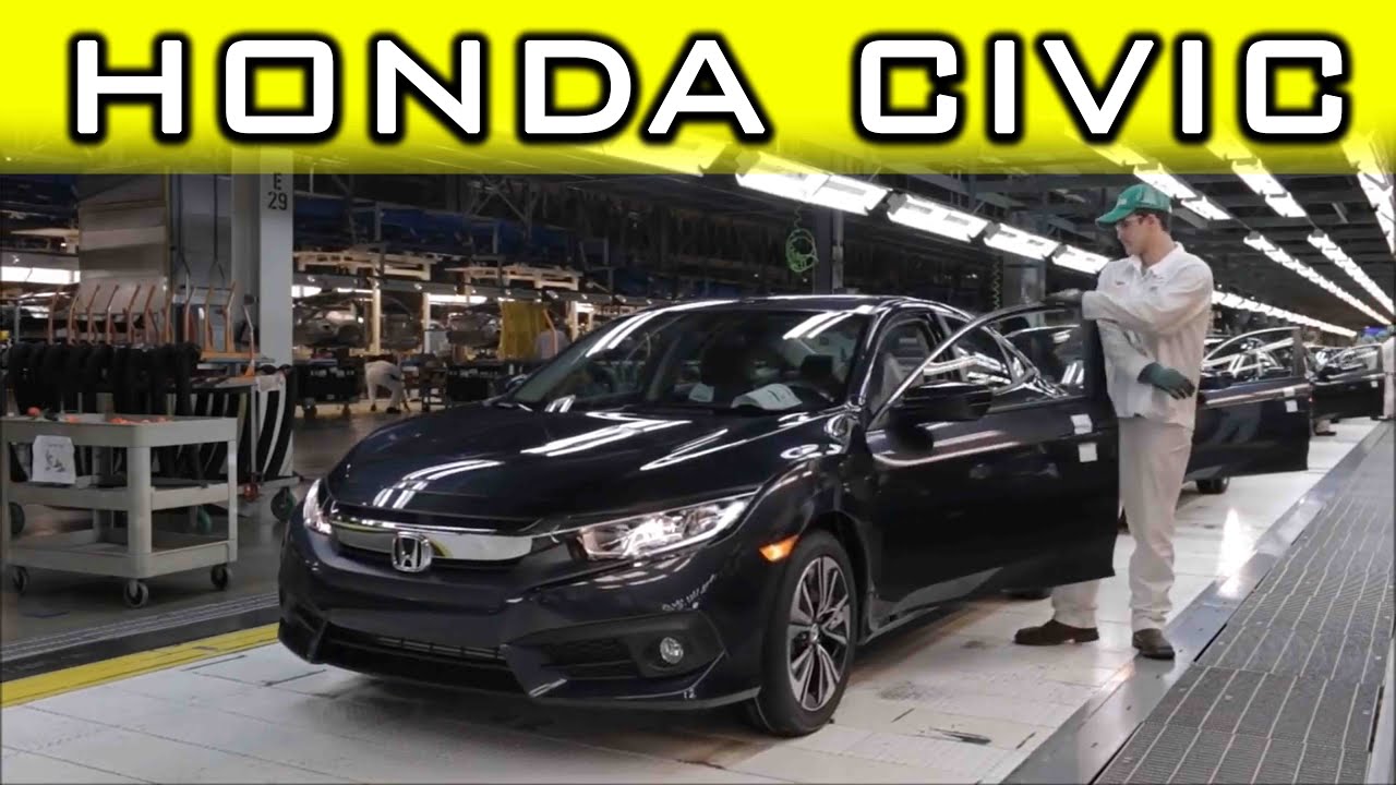 Honda Civic Sedan FACTORY PRODUCTION LINE | HONDA CIVIC 2020 - YouTube