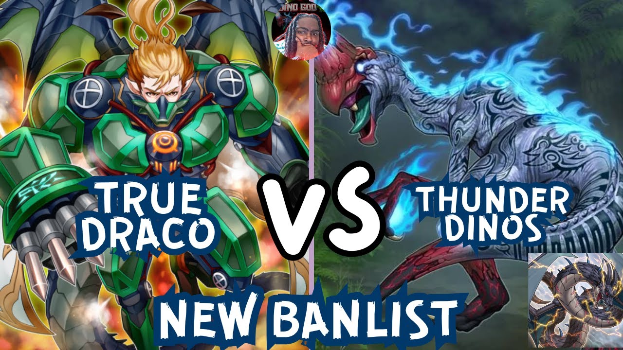 TRUE DRACO VS THUNDER DINOS | HIGH RATED DB YU-GI-OH! - YouTube