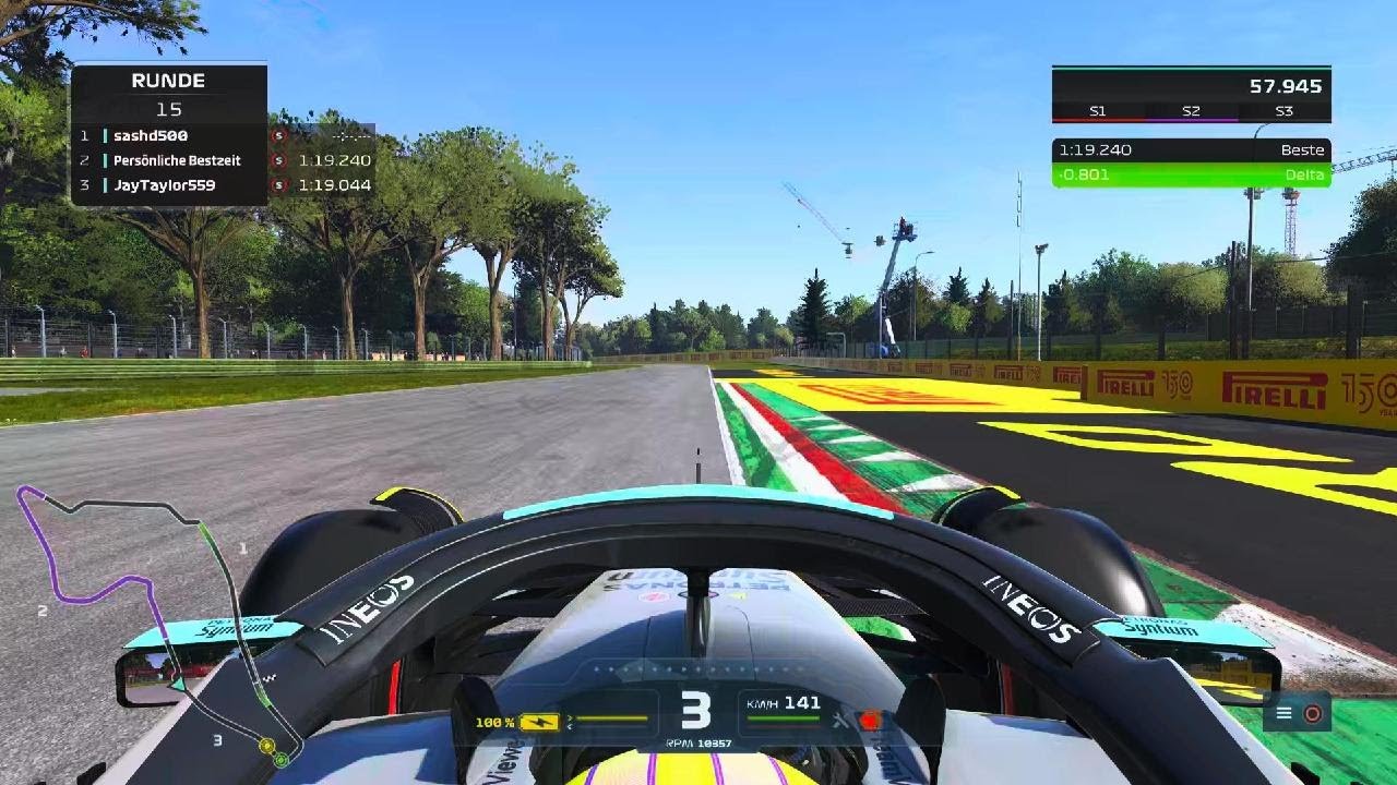 F1 22 - GP Emilia Romagna Imola - Onboard Lap 1:18.420 - YouTube