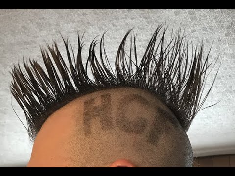 Shave Letters/DESIGNS in Hair AT HOME Basics ******** DIY Words On your ...