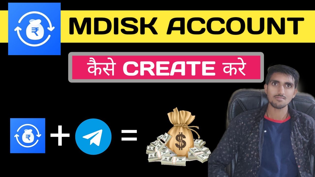 How To Make Mdisk Account Full Process | Mdisk Account Kaise Banaye ...