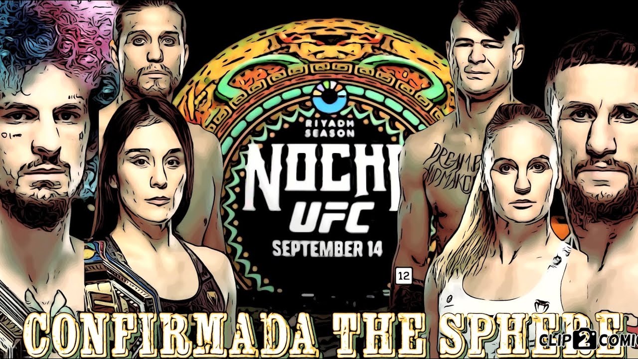 UFC 306 The Sphere peleas confirmadas!! - YouTube