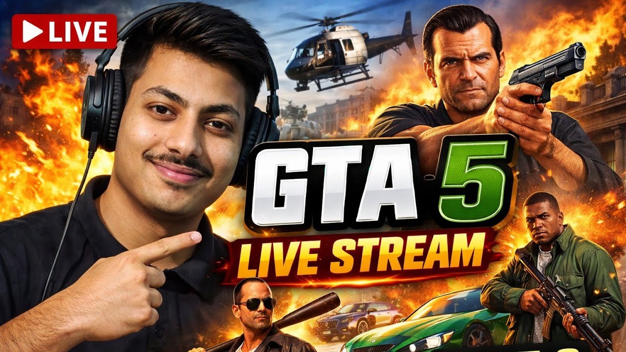 🔴 LIVE - GTA 5 GAMEPLAY STREAM Part-11 #gta5 #live #gaming - YouTube