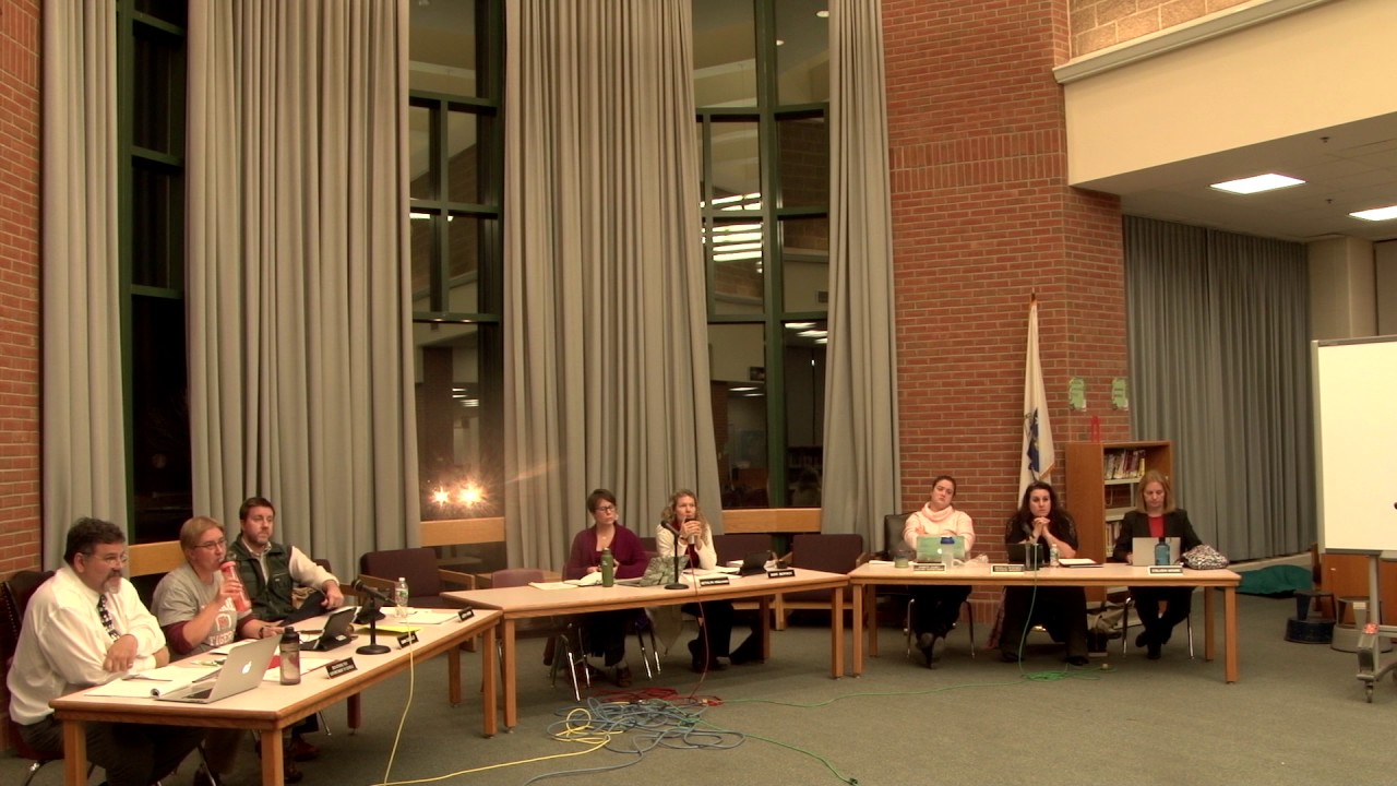 School Committee Meeting 12/15/16 - YouTube