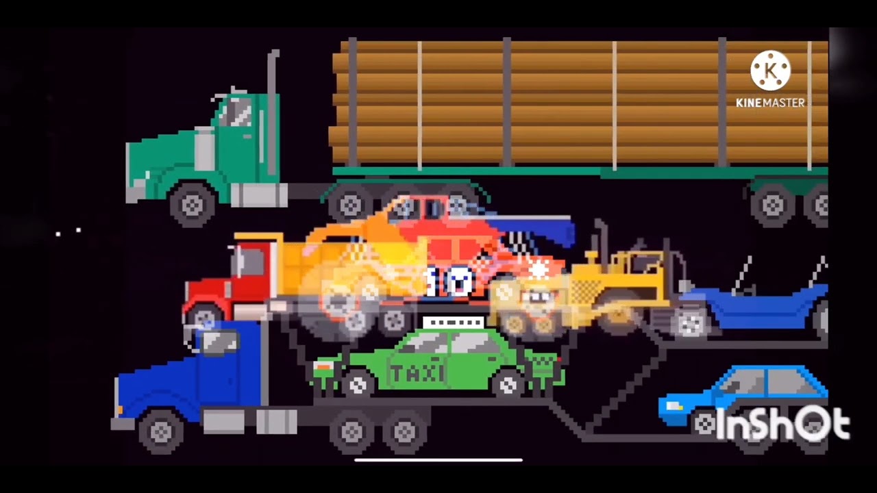 FULL STAMPEDE OF VEHICLES @toad_production56 - YouTube