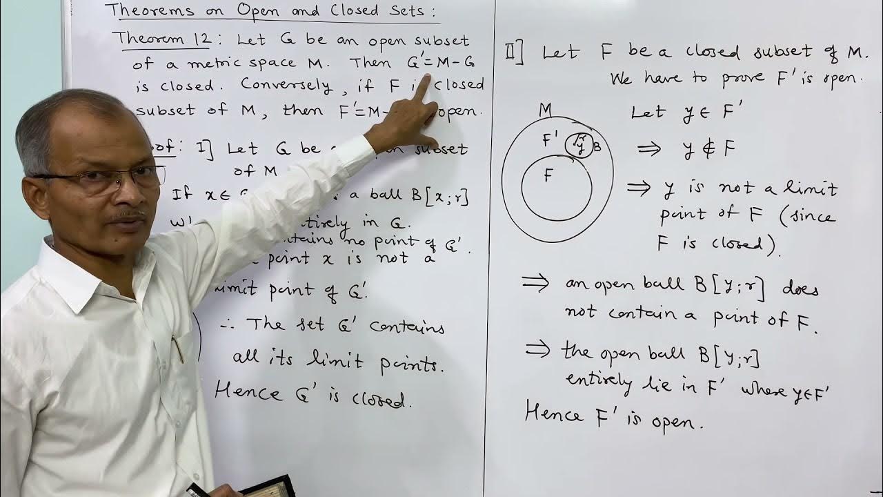 Real Analysis: Metric Spaces: Theorems on Open and Closed Sets. Lect.9.#realanalysis # ...