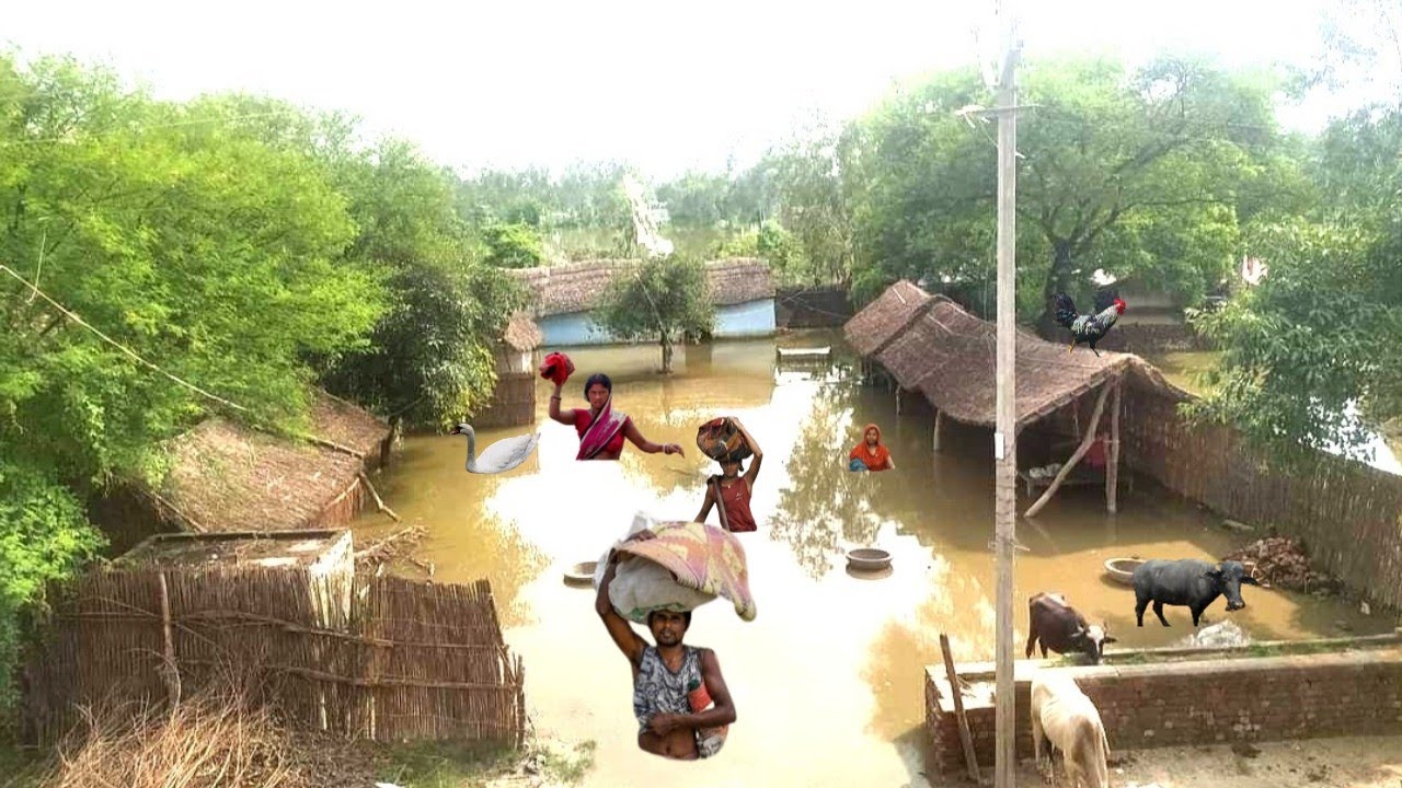 How do the farmers of the rural village grow their crops and how do ...