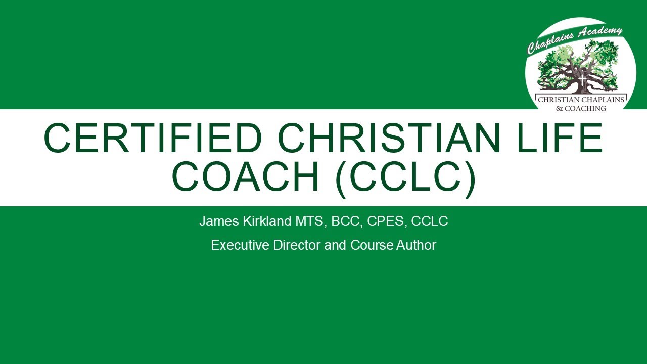 Certified Christian Life Coach Program CCLC - YouTube