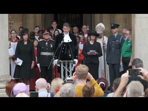 The Proclamation of the Sovereign by the High Sheriff of ...