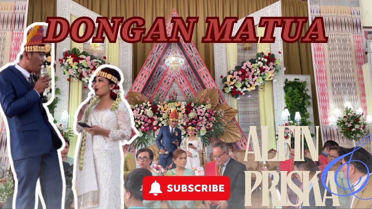 ROMANTIS😍😍 | PENGANTIN BERNYANYI DONGAN MATUA | ALFIN MANALU & PRISKA ...