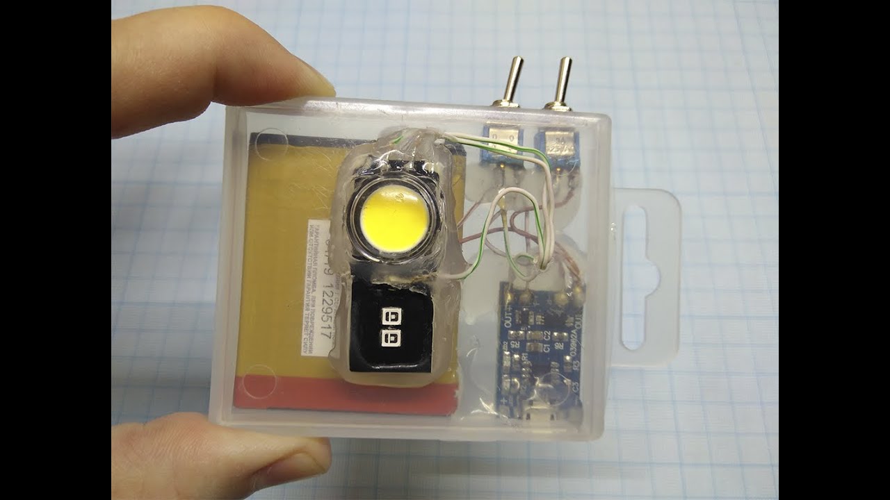 How to make a powerful flashlight | Led Light Life Hacks | LED ...