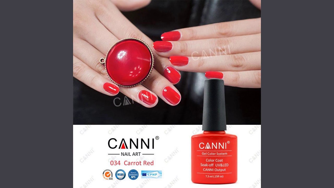 Canni 034 Carrot Red 7.3ml - YouTube