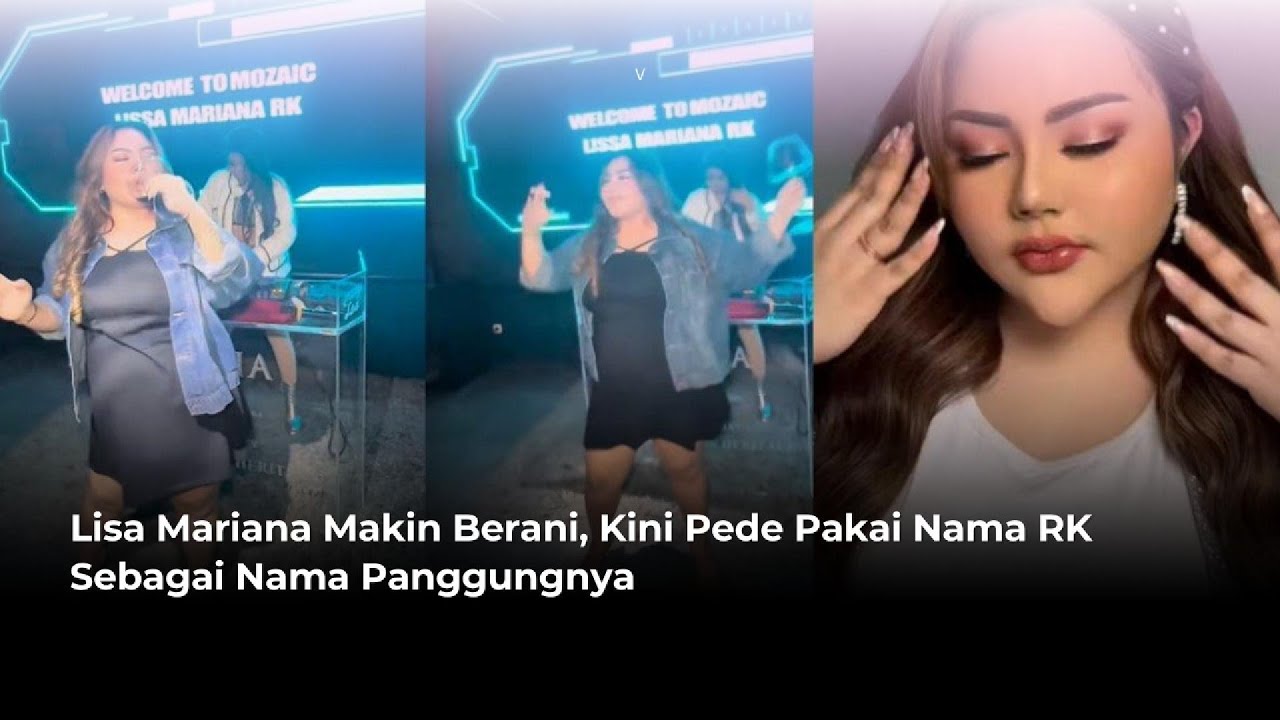 Lisa Mariana Makin Berani, Kini Pede Pakai Nama RK Sebagai Nama ...