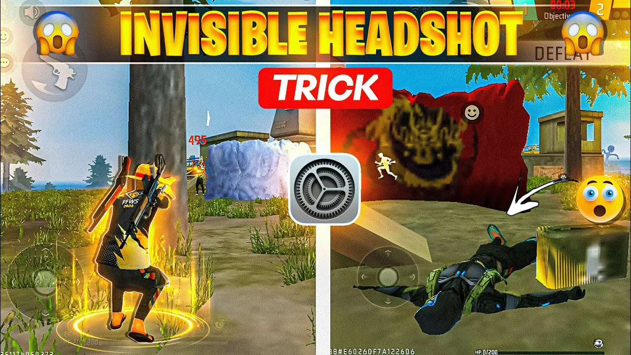 I Found Invisible Headshot Trick In Free FIRE ☠️| Free Fire OneTap ...