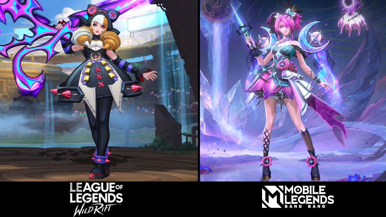 Melissa vs Gwen : Scissor vs Needle | Mobile Legends vs Wildrift - YouTube