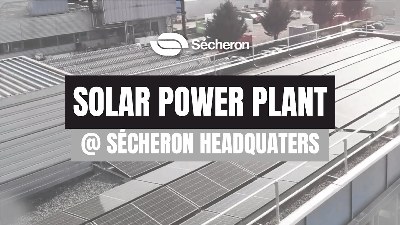 Solar power plant installed at Sécheron headquarters in Geneva - YouTube