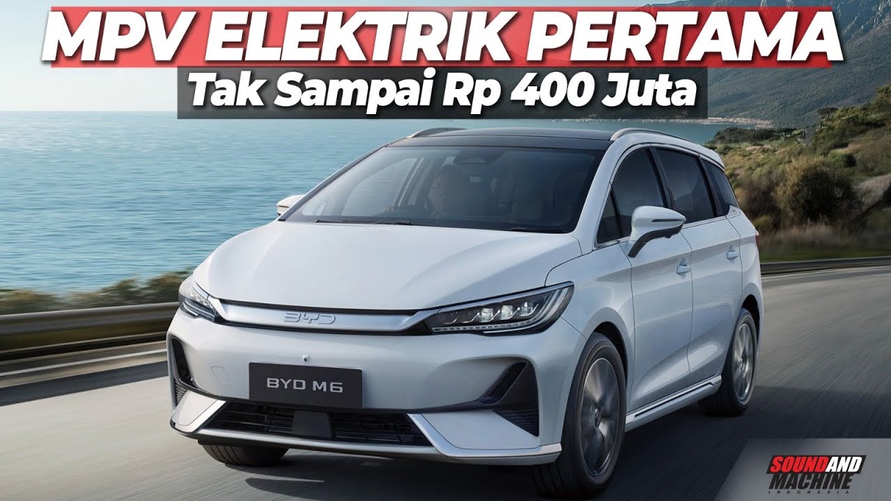 BYD M6 Mobil Keluarga 7 Penumpang + Panoramic Roof | Blade Battery up ...
